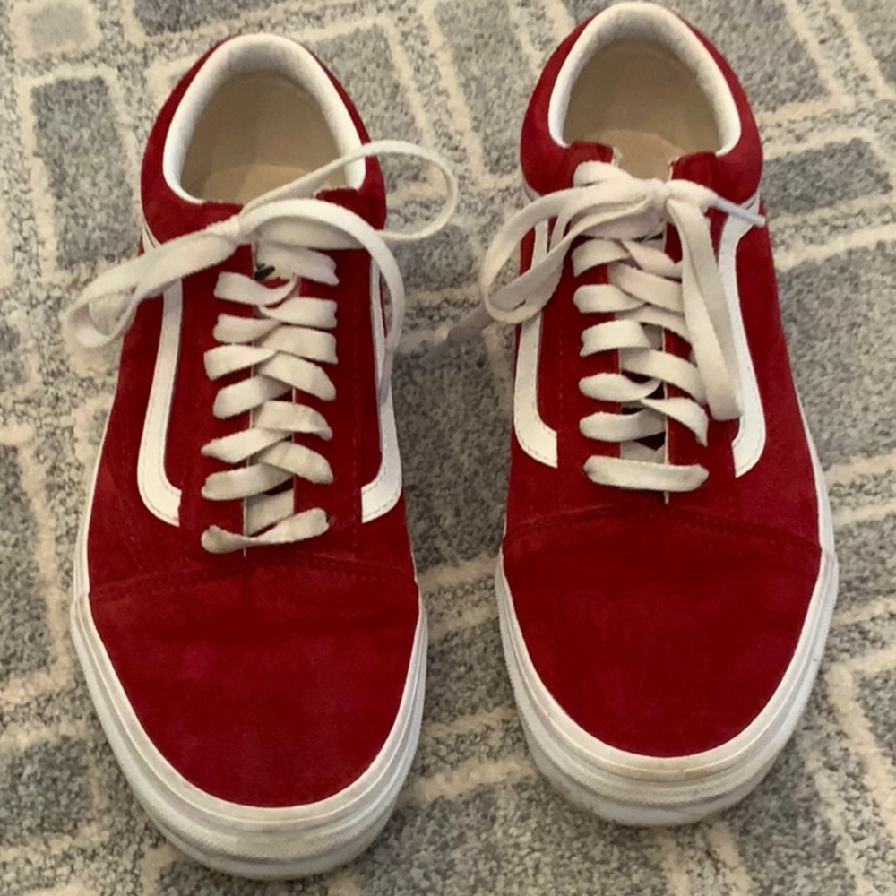 Vans Red Suede Sneakers - Gem